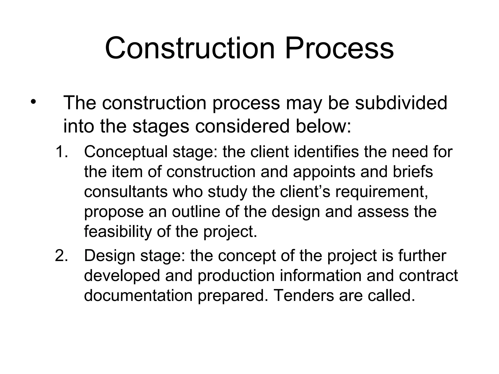Construction process | PPT