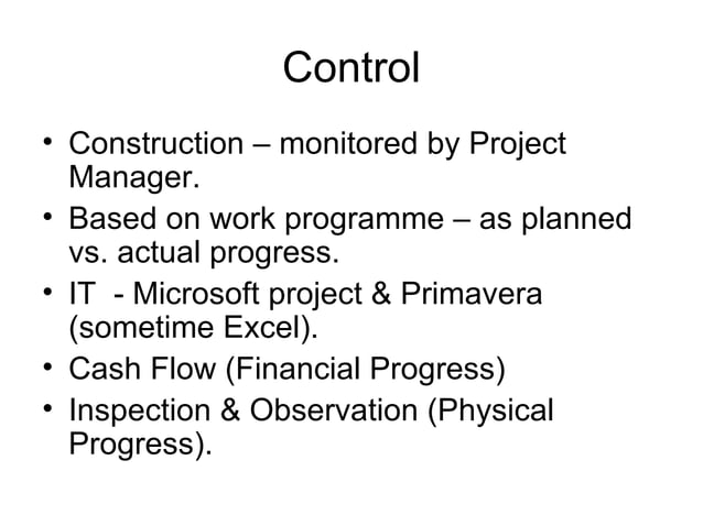 Construction process | PPT | Construction Industry | Industries
