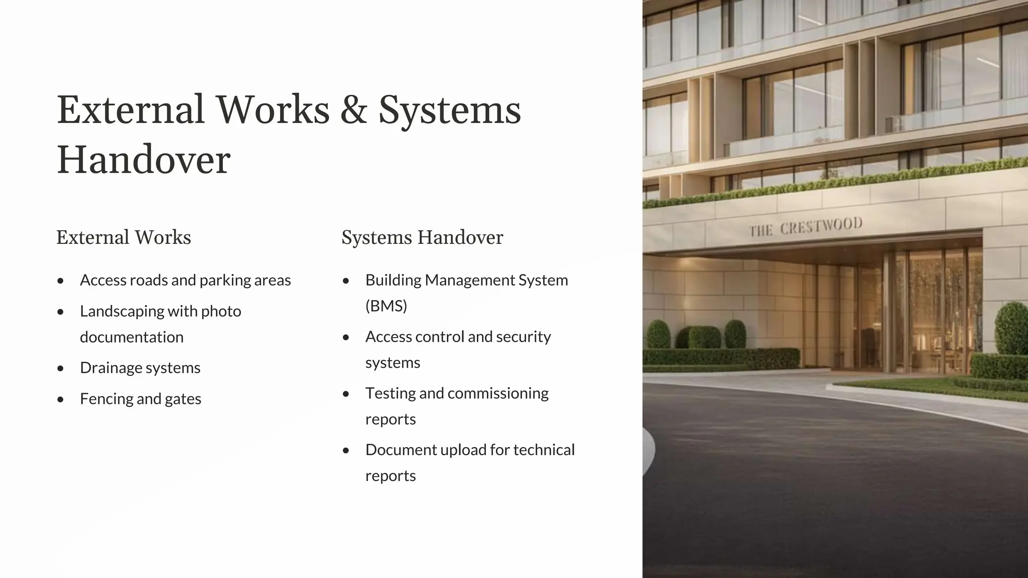 Construction Project Handover Checklist with eAuditor Audits ...