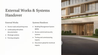 Construction Project Handover Checklist with eAuditor Audits ...