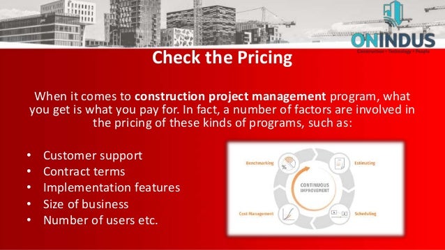 What is e-builder Construction Project Management - OnIndus? | PPTX