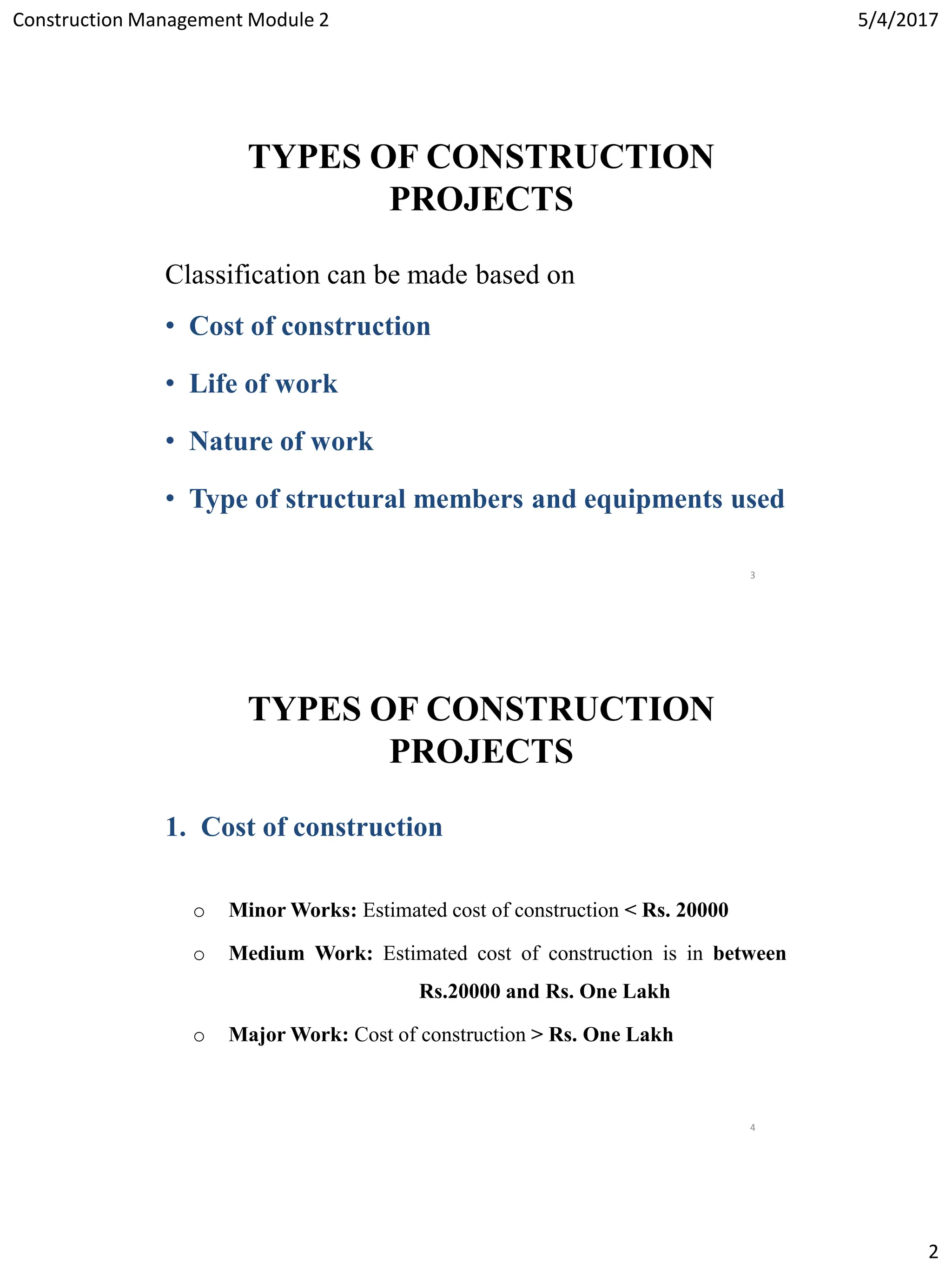 Construction project management - Life cycle of a construction project ...