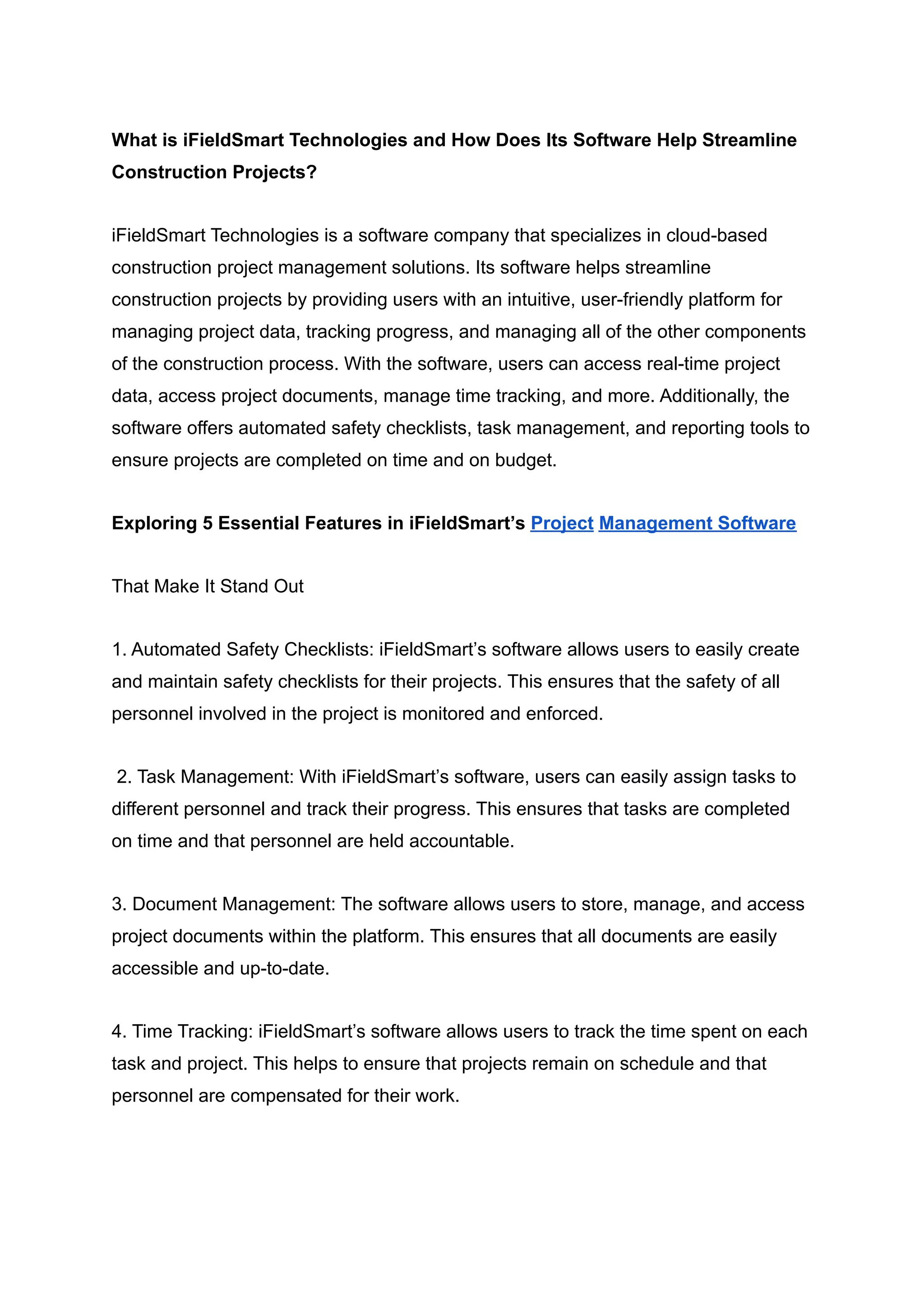 Construction Project Management Software Pdf