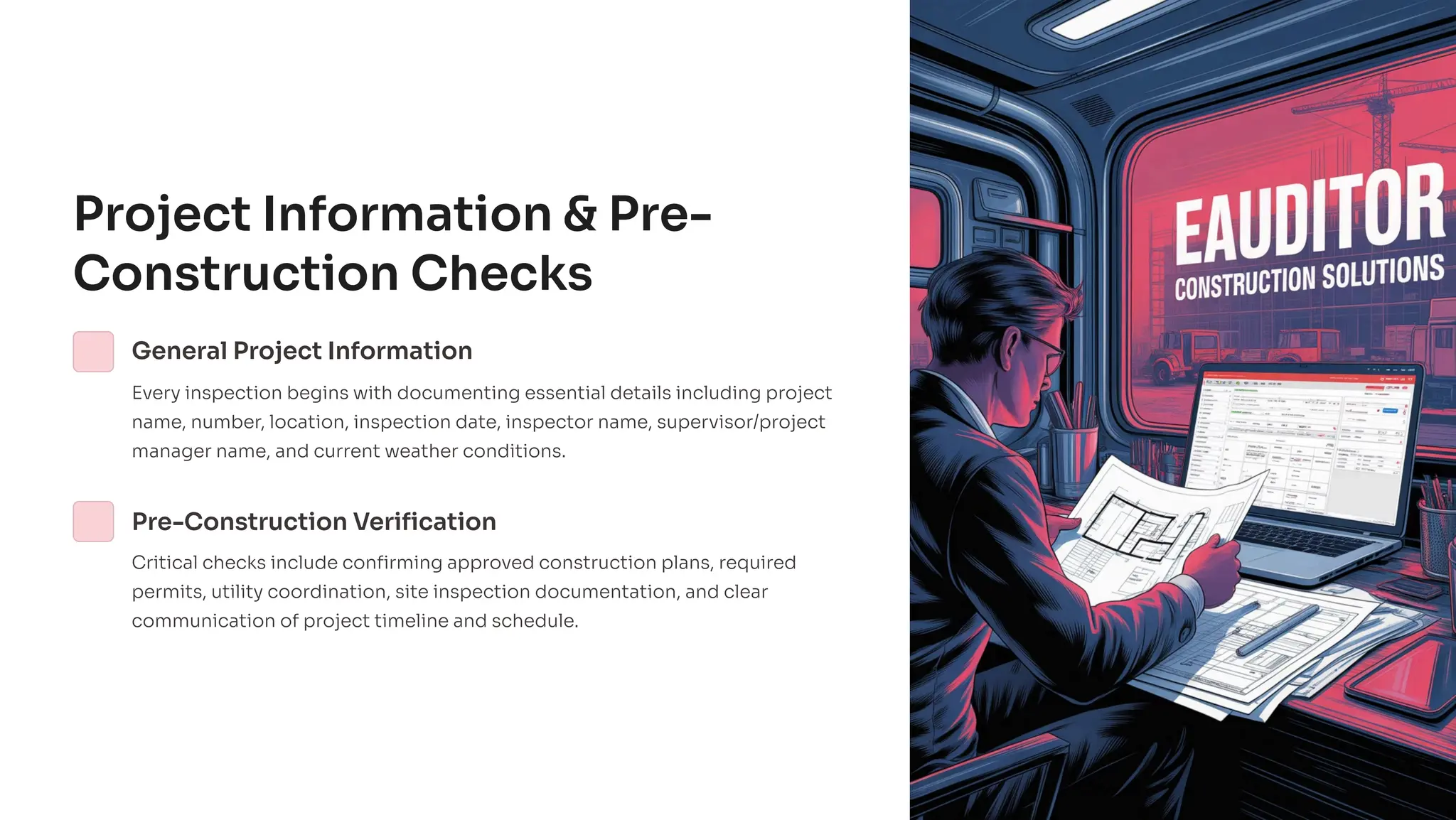 Construction Quality Control Checklist with eAuditor Audits & Inspections | PDF
