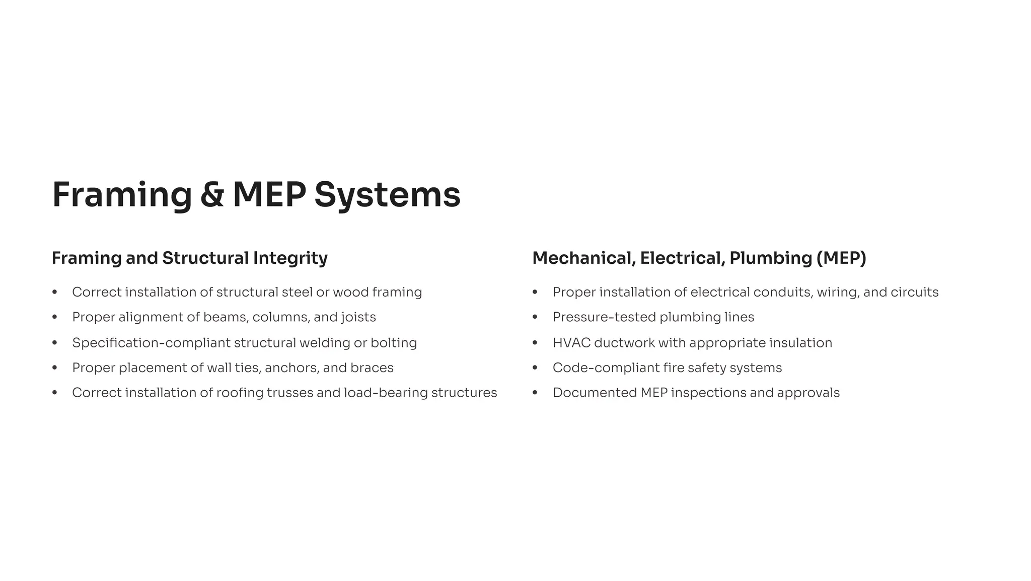 Construction Quality Control Checklist with eAuditor Audits & Inspections | PDF