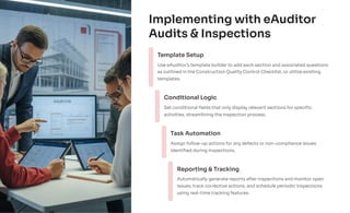 Construction Quality Control Checklist with eAuditor Audits ...