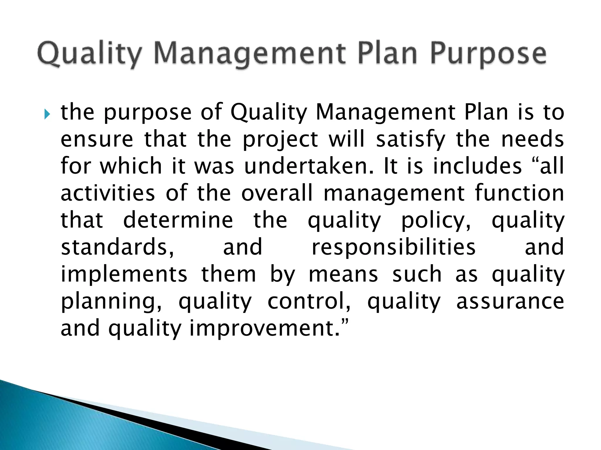 Construction quality management plan (Construction Productivity ...