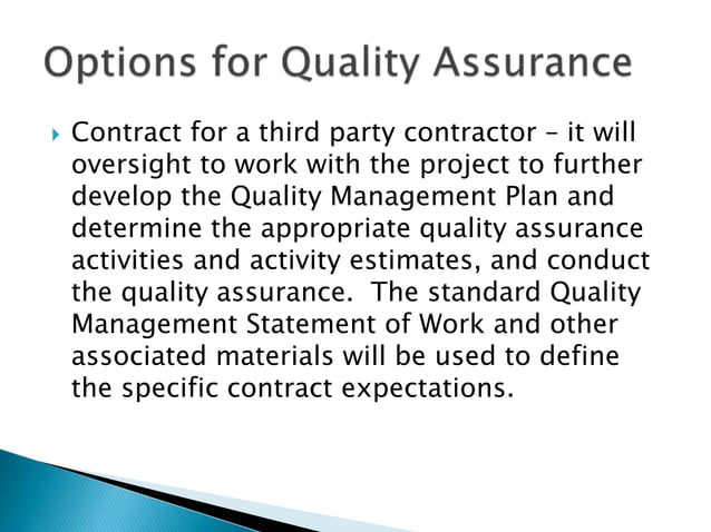 Construction quality management plan (Construction Productivity ...