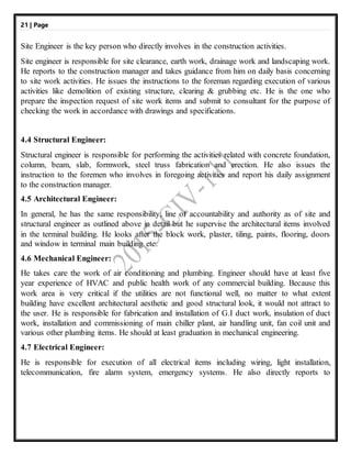 Construction report (boq, wbs, reports, evm) | DOCX