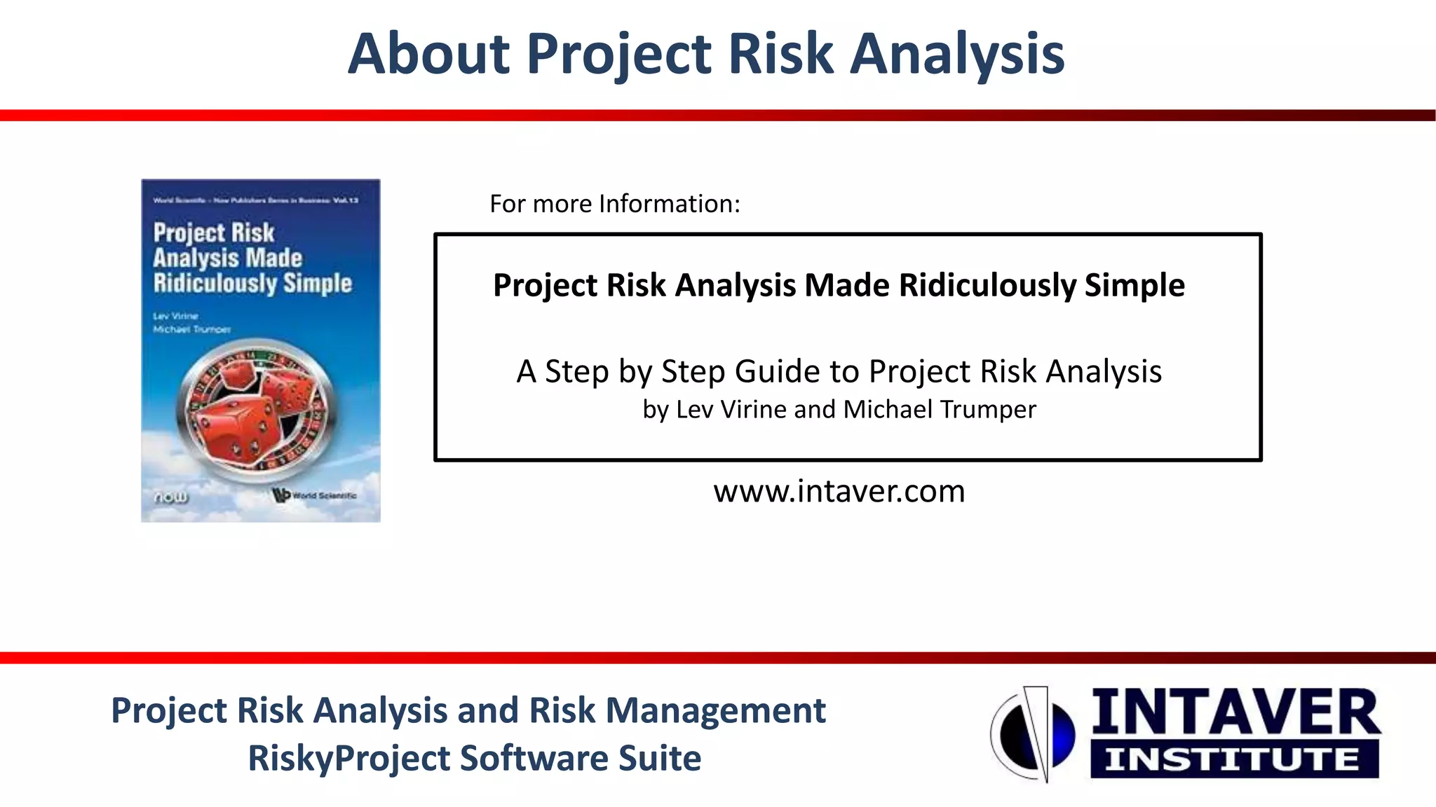 Project risk analysis in Construction Industry | PPTX