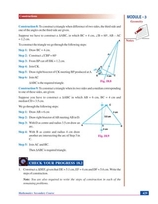 Constructions -GEOMETRY | PDF