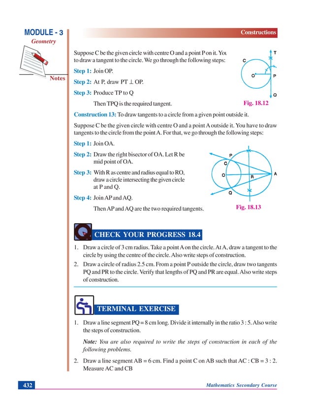 Constructions -GEOMETRY | PDF