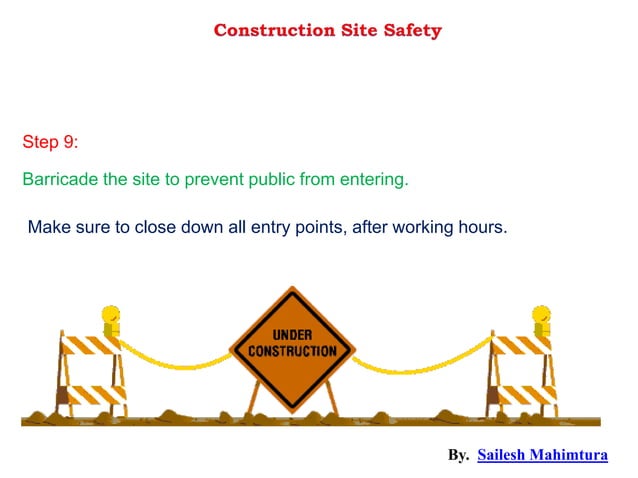 Construction Site Safety | PPT
