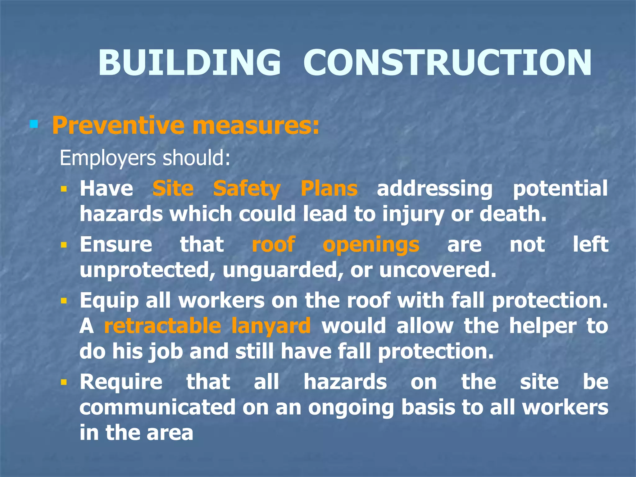Construction safety | PPTX