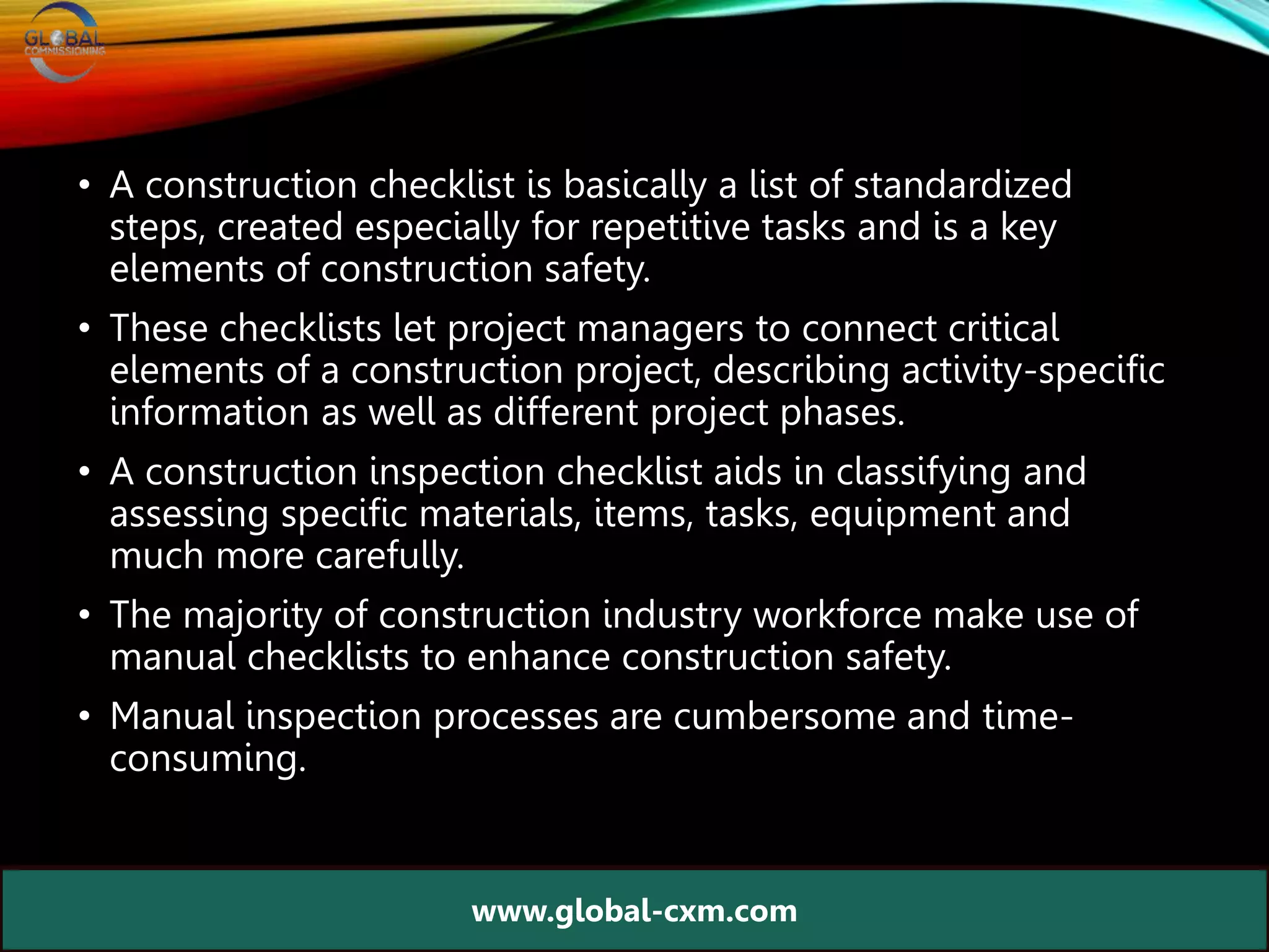 Construction Safety Checklist | PPT