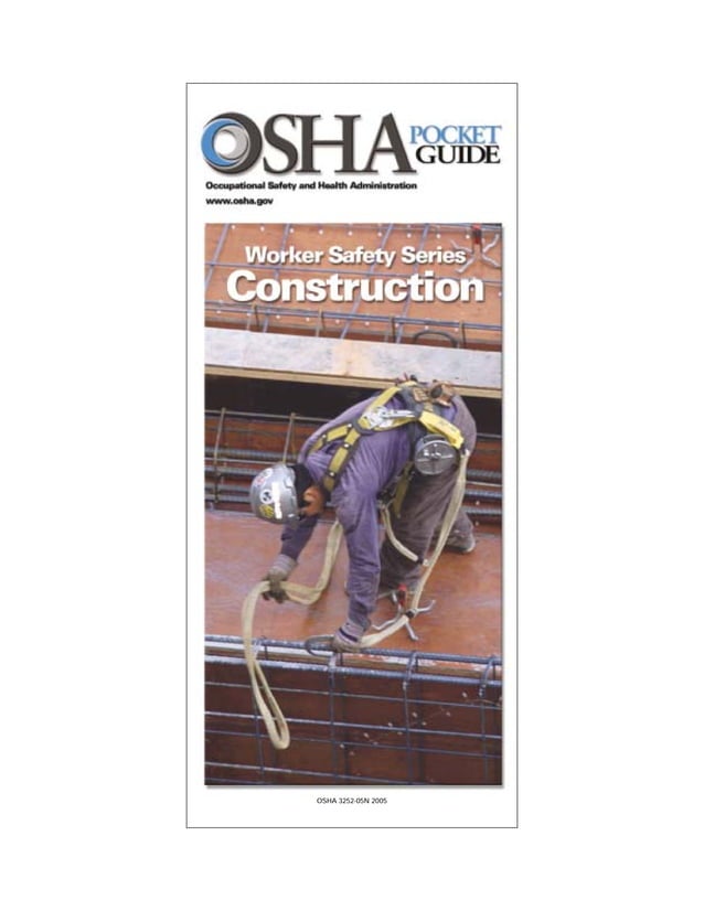 Construction safety pocket guide osha3252 | PDF