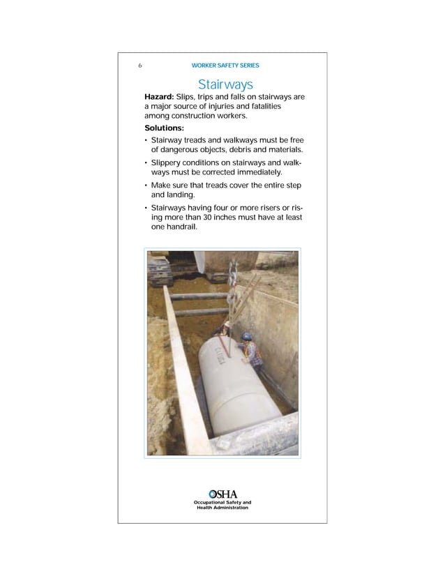 Construction safety pocket guide osha3252 | PDF