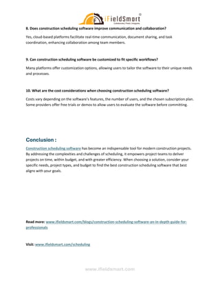 Construction Scheduling Software An In-Depth Guide for Professionals ...