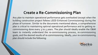 Construction Commissioning Best Practices during Turnover | PPTX