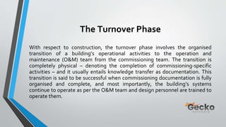 Construction Commissioning Best Practices during Turnover | PPT