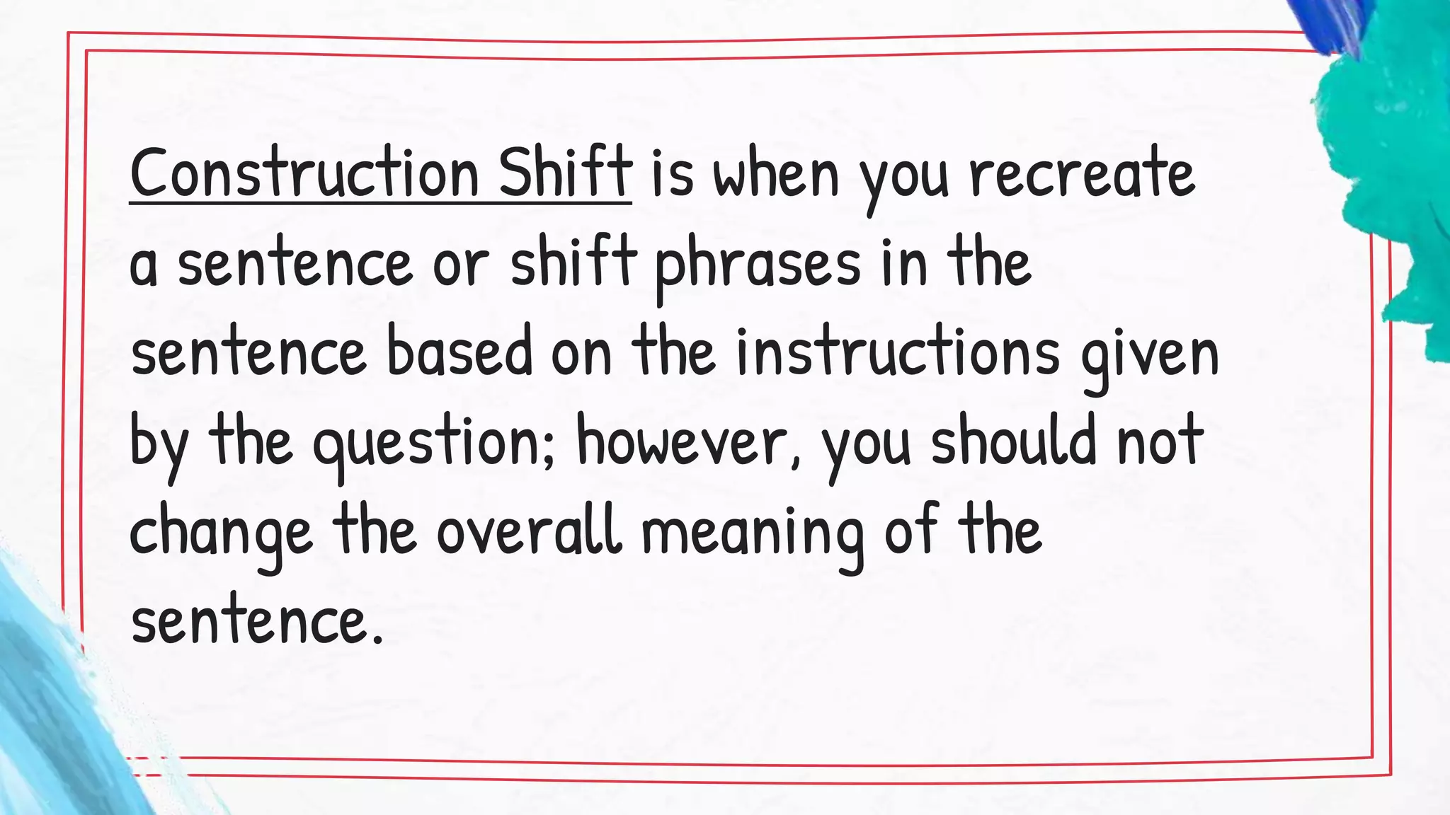 Construction Shift | PPTX