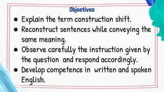 Construction Shift | PPTX