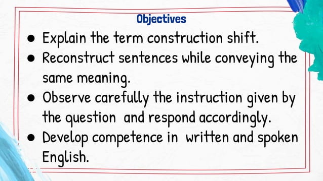 Construction Shift | PPTX