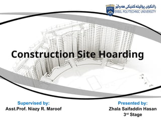 Construction Site Hoarding Engineering presentation.pptx