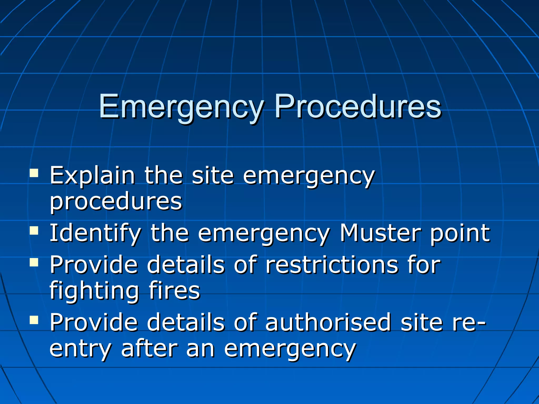 Construction site induction | PPT