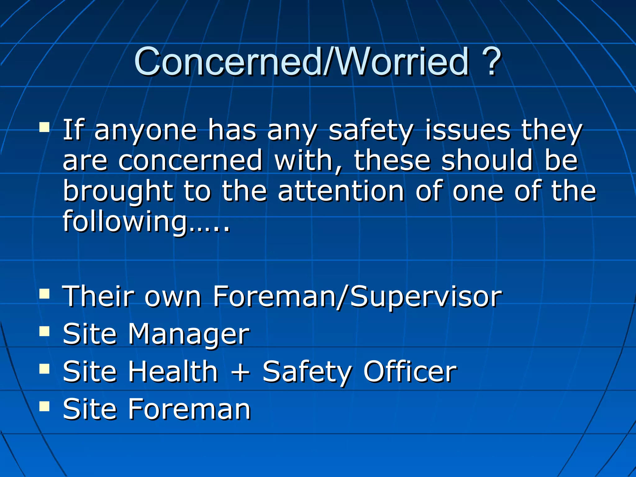 Construction site induction | PPT