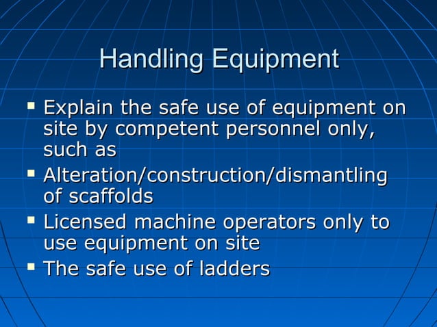 Construction site induction | PPT