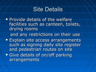 Construction site induction | PPT