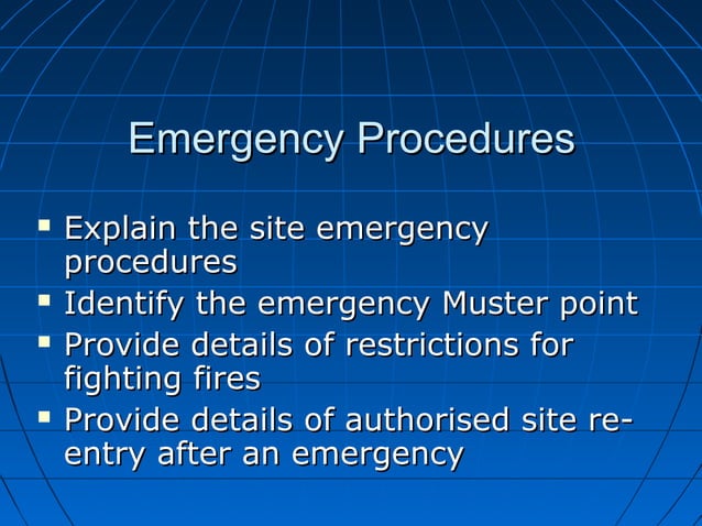 Construction site induction | PPT