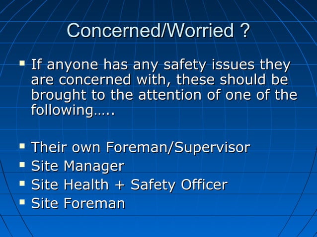 Construction site induction | PPT