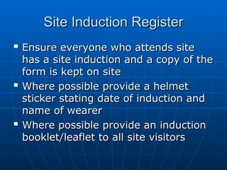 Construction_Site SAFETY RULES_Induction.ppt