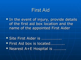 Construction_Site SAFETY RULES_Induction.ppt