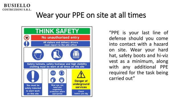 Construction Site Safety Tips by Busiello Building SRL | PPT