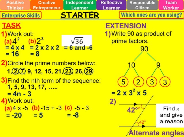 Constructions perpendicular and angle bisectors level 6 lesson | PPT