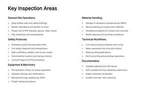 Construction Standard Operating Procedure Assessment with eAuditor ...