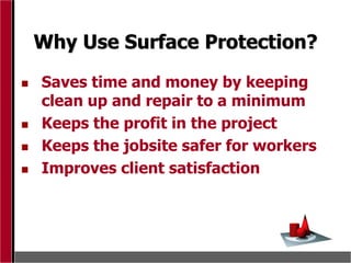 Construction Surface Protection | PPT