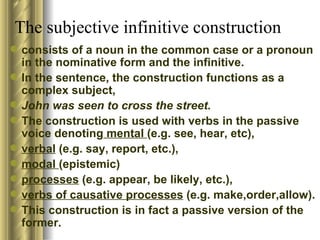 Constructions with verbals | PPT