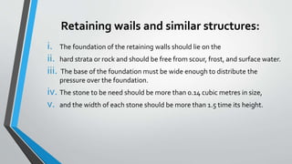 Construction techniques and measures | PPTX | Geology | Science