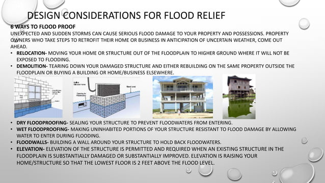 Construction techniques in flood prone areas | PPTX | Science