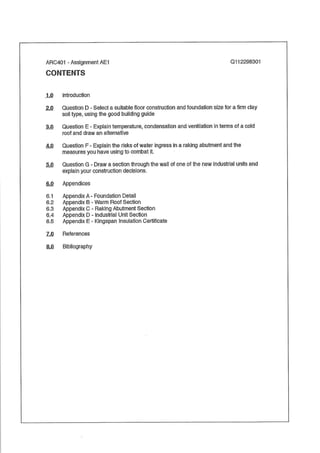 Construction technology assignment final submission | PDF