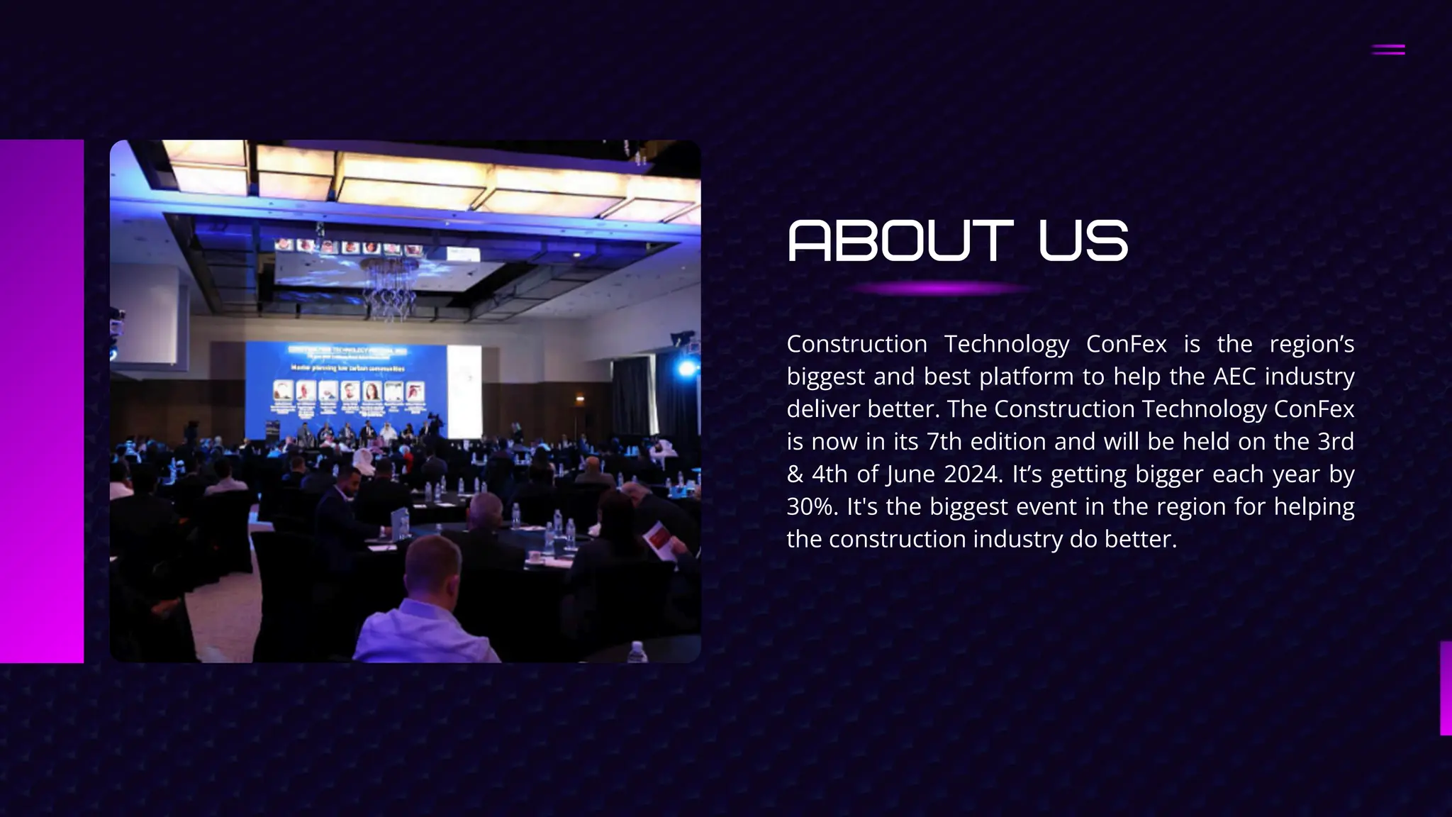 Construction Technology ConFex: ConTech Event of the Year | PPT