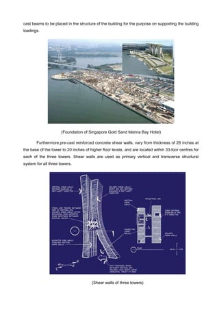Construction technology i singapore gold sand marina bay hotel | DOCX