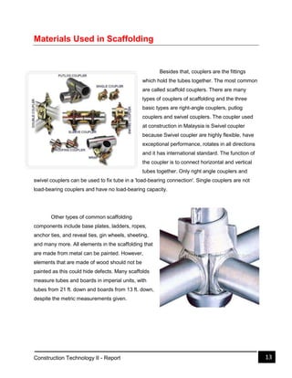Construction technology ii report | DOCX