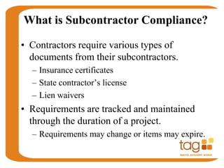 Construction Technology Insider - Episode 1: Subcontractor Compliance ...
