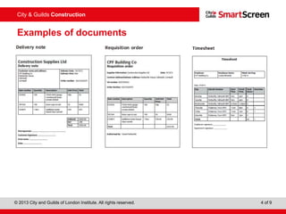 Unit 101, ppt 1, Principles of building, construction, information and ...