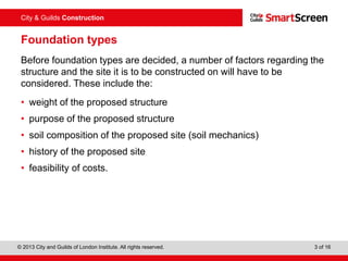 101 Level 1 Principles of building construction, information and ...